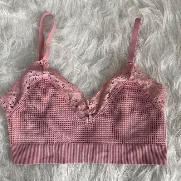 Colsie | Tops | Bralette With Lace Trim | Poshmark